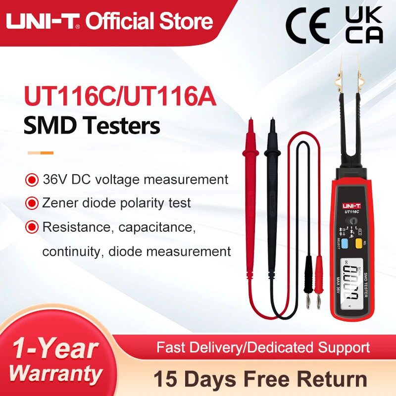 UNI-T UT116C/UT116A Мультиметр SMD Тестер — фото 1