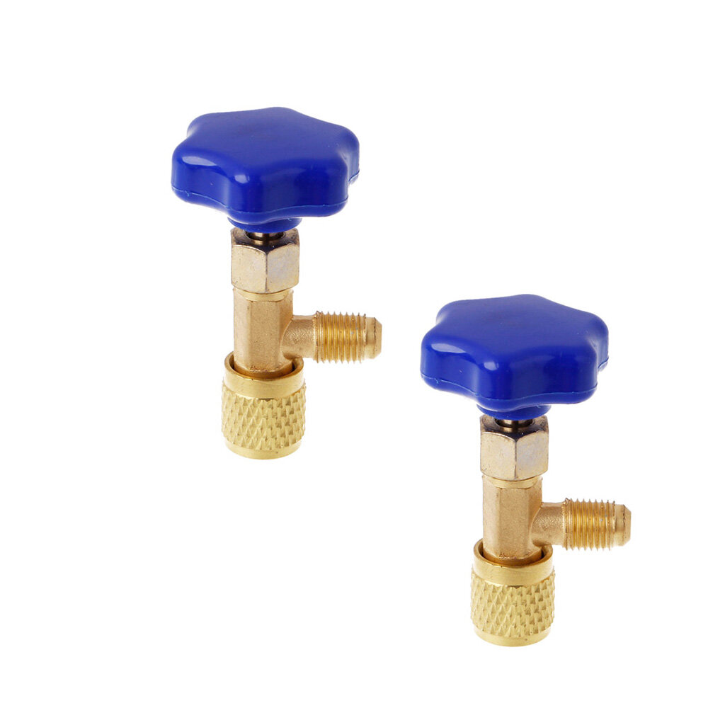 2 × Для R134A A/C Can Tap 1/2 " Адаптер Распределительного Клапана Для Отвода Хладагента