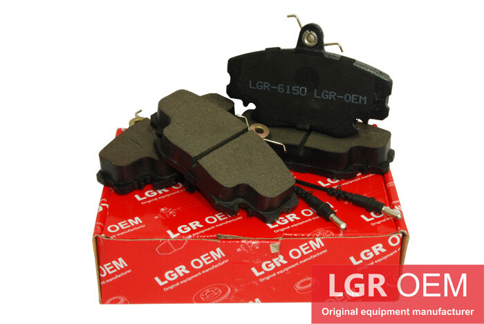Колодки тормозные дисковые LGR LGR6150 передние для Lada Largus 8кл; Renault Logan 8кл.