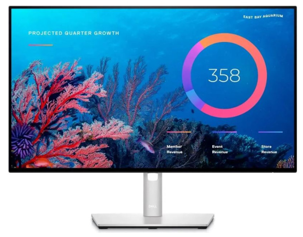 Монитор Dell 23,8" U2422HE, 16:9, IPS, FHD, 5ms, 250cd, 60Hz, HDMI, DP, DP out, USB, USB-C, LAN, HAS