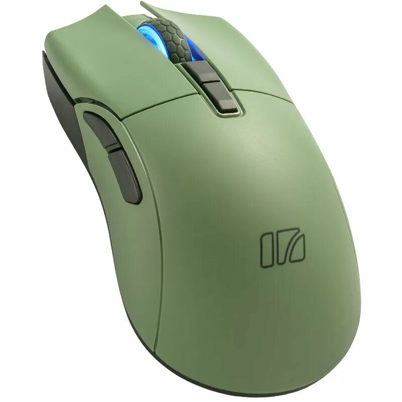 Игровая мышь беспроводная Irocks M31R PAW3395, зеленый