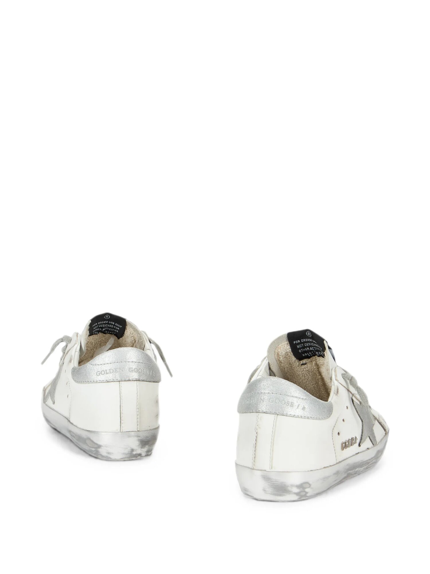Кроссовки Golden Goose Super-Star distressed-effect sneakers, размер 34 — фото 1