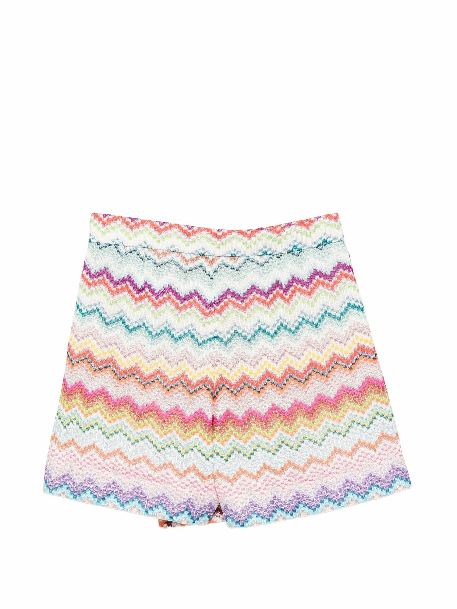 Юбка Missoni Zigzag-knit skorts, размер 8 лет, бежевый/белый — фото 1