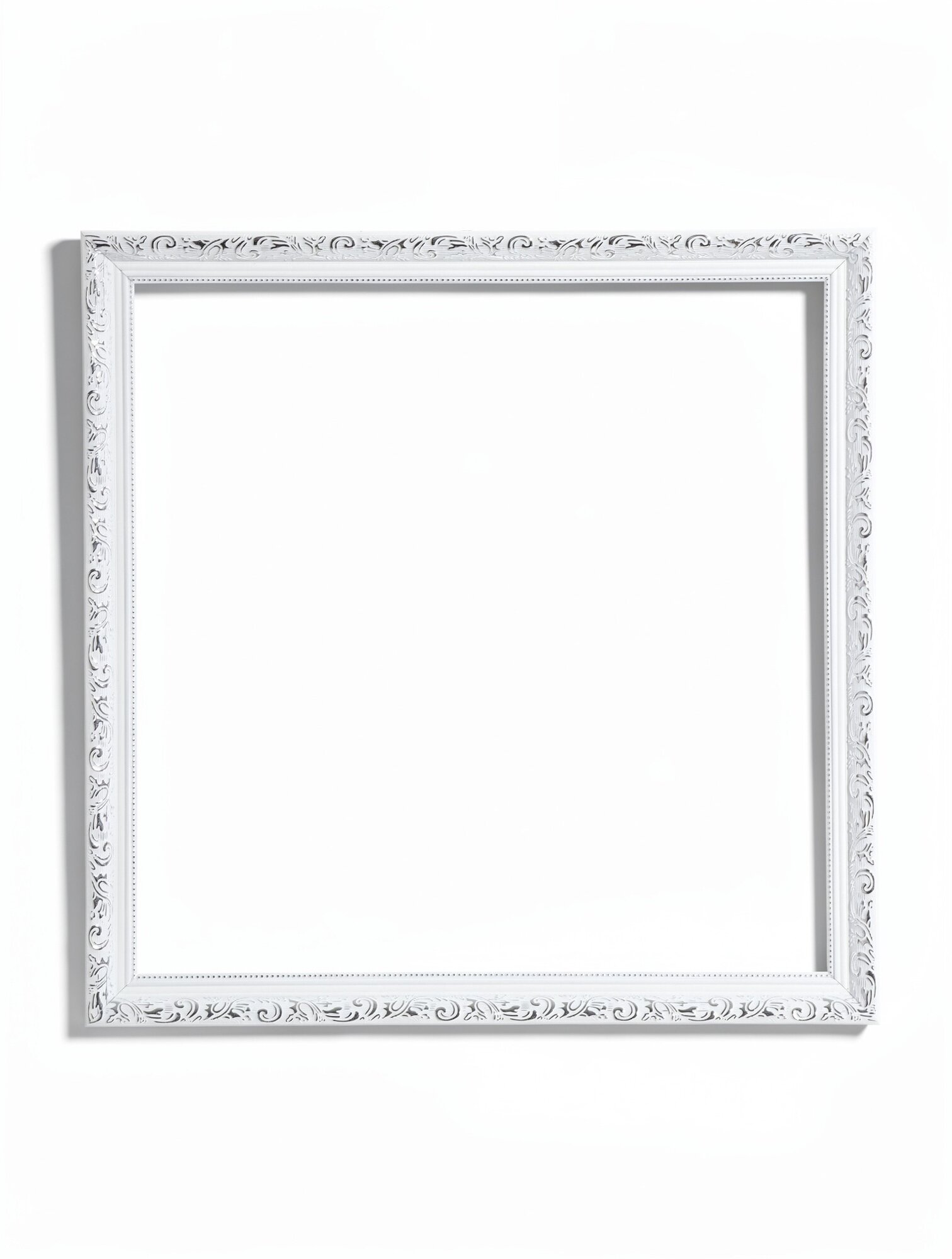 Рама для картин и зеркал Estelle Classic, 40×40 см, белый с серебром