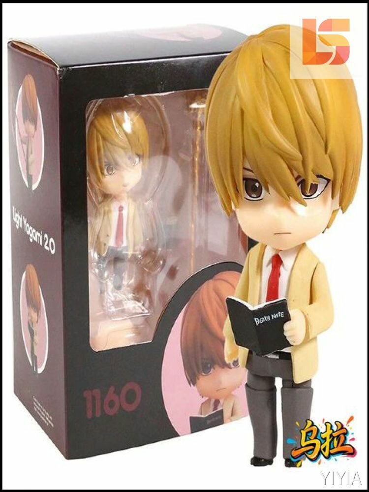 Figurka Light Yagami 2.0 из аниме Death Note - Nendoroid, в комплекте с книгой, для коллекционеров и поклонников