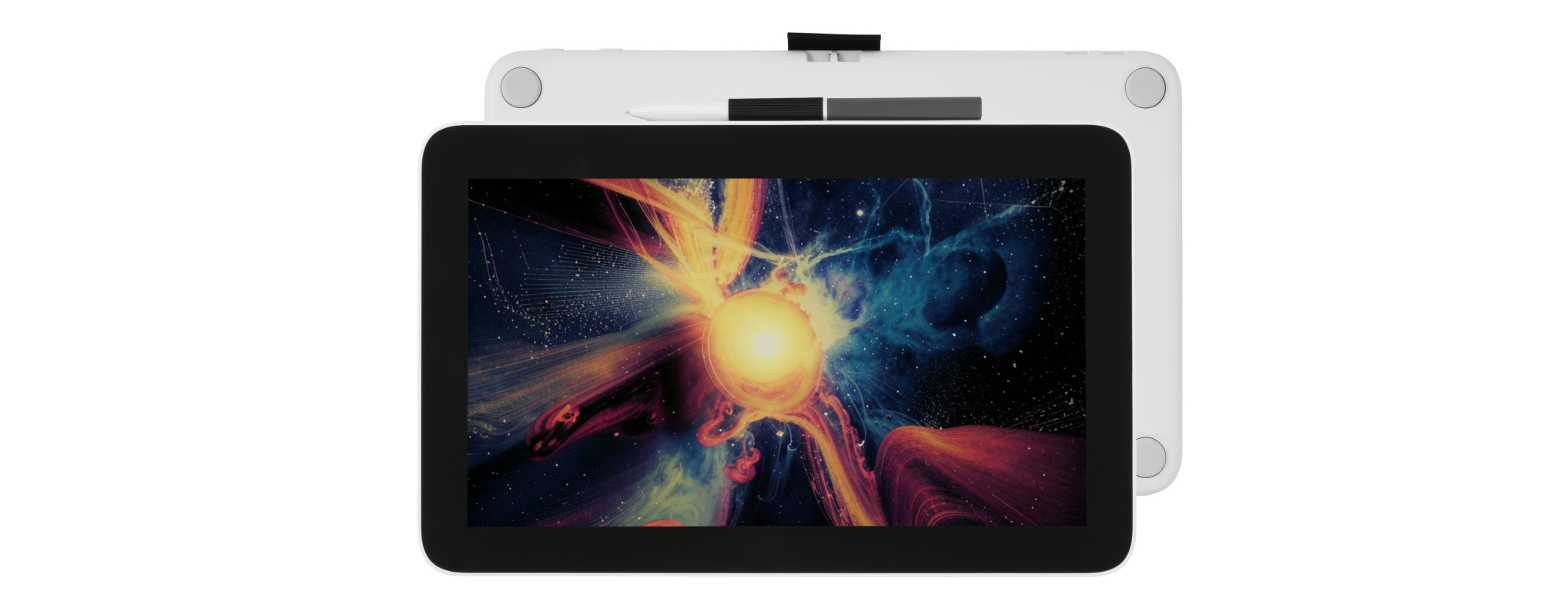 Графический планшет Wacom One 12 белый [dtc121w0b]