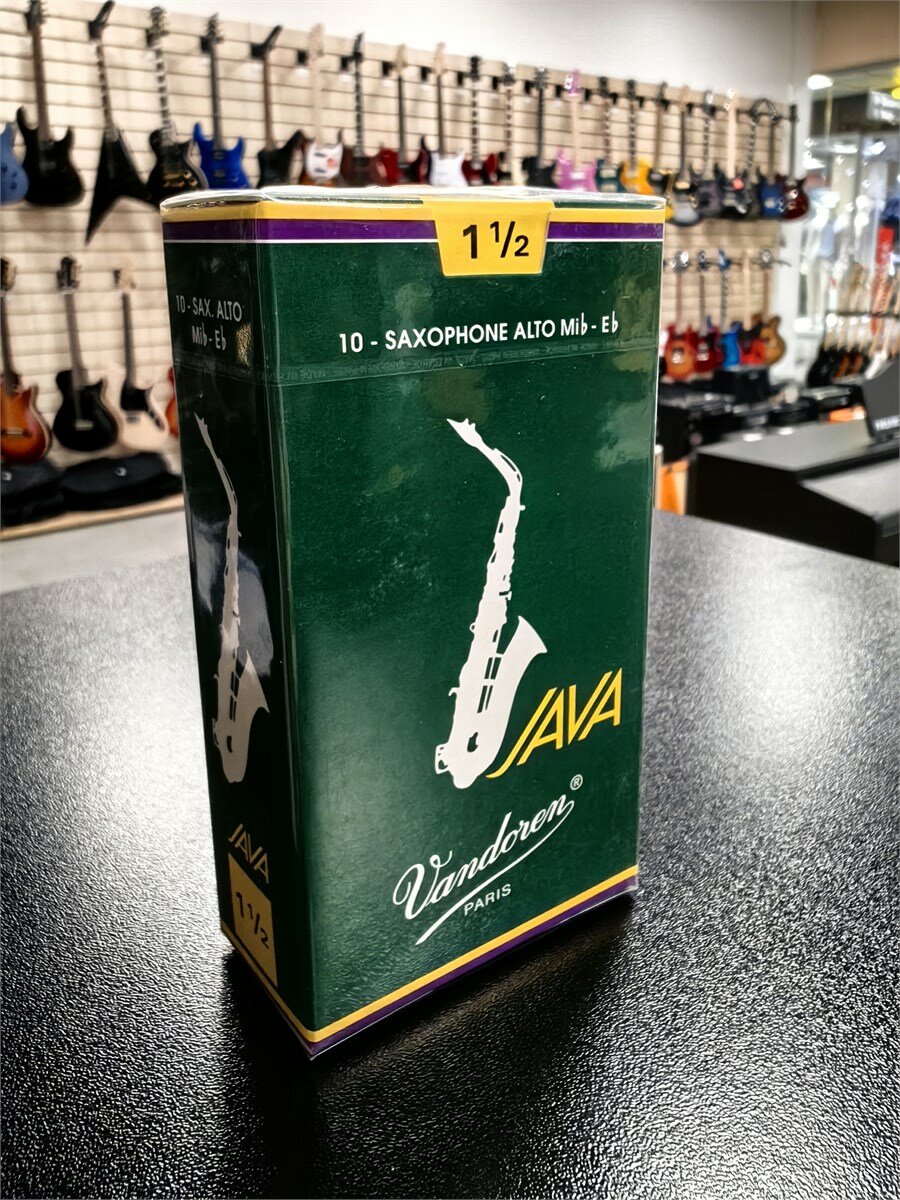 Трости для саксофона альт №1,5 (10шт) Vandoren SR2615 JAVA — фото 1