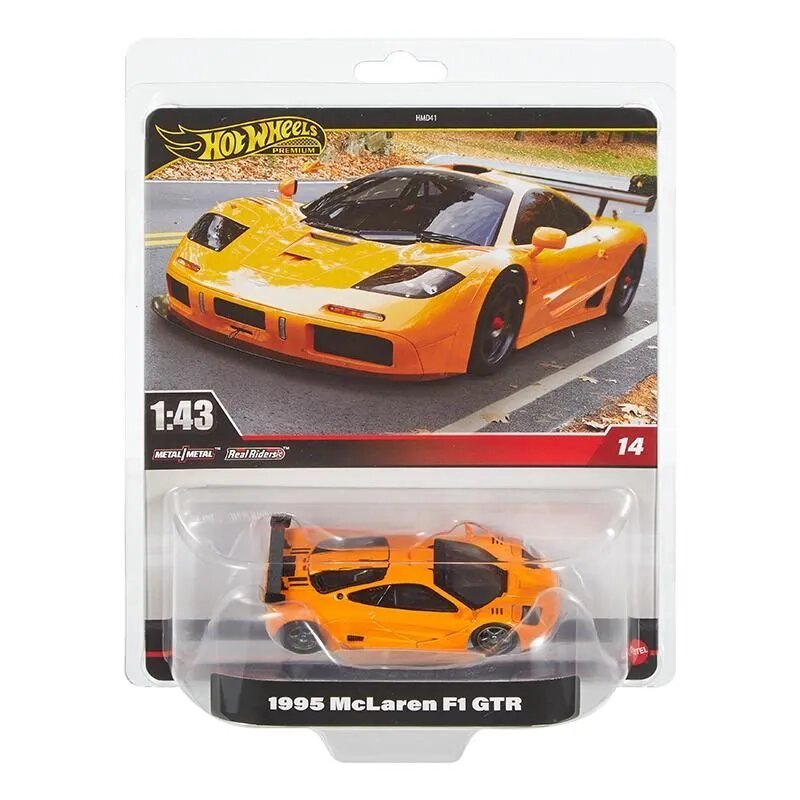 Машинка Mattel Hot Wheels 1/43 1995 McLaren F1 GTR