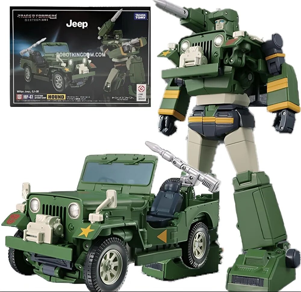 Трансформеры TAKARA TOMY Мастер-класс MP-47, зеленый джип, автоботы, новые игрушки в коробках