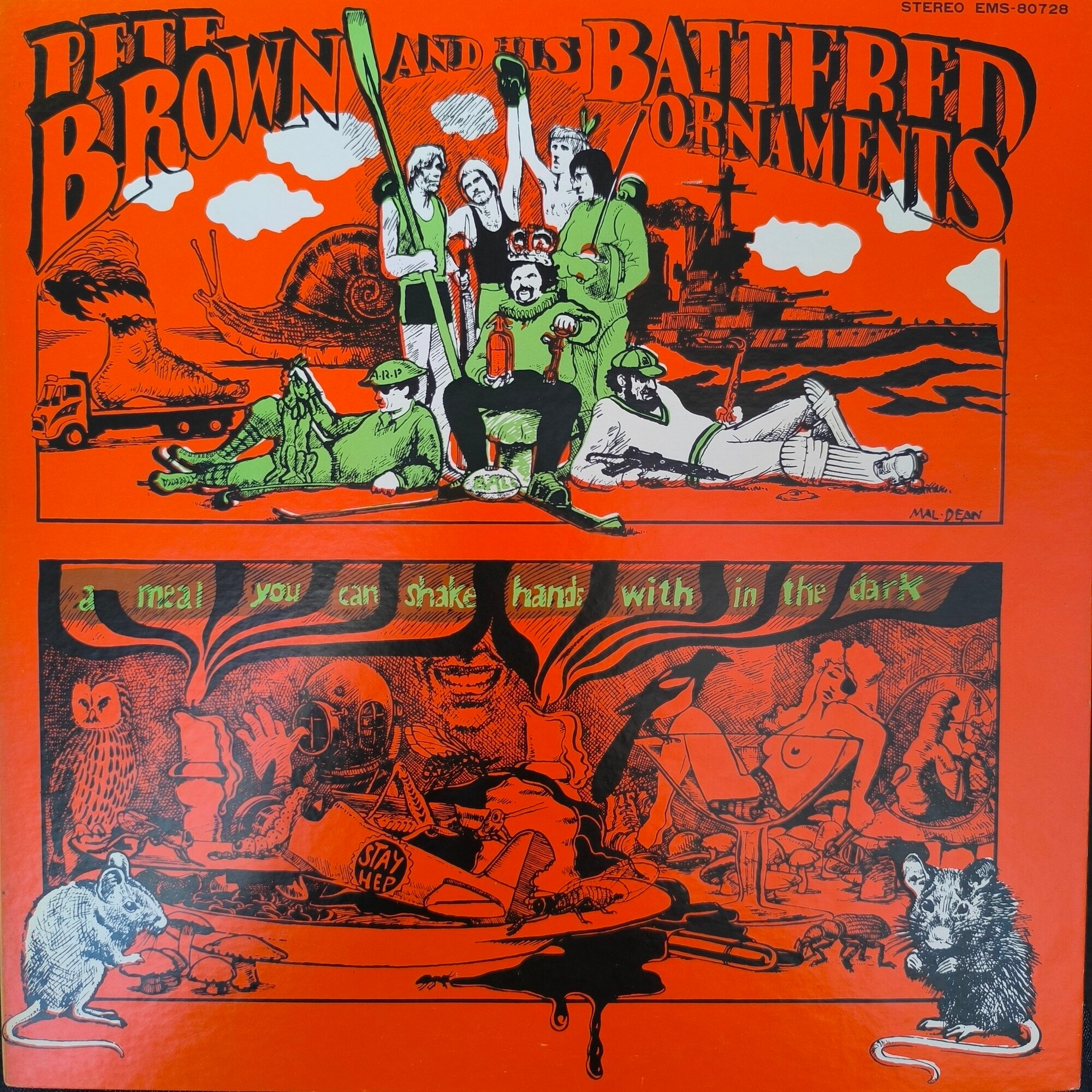 Виниловая пластинка Pete Brown And His Battered Ornaments - A Meal You Can Shake Hands With In The Dark (Япония) LP