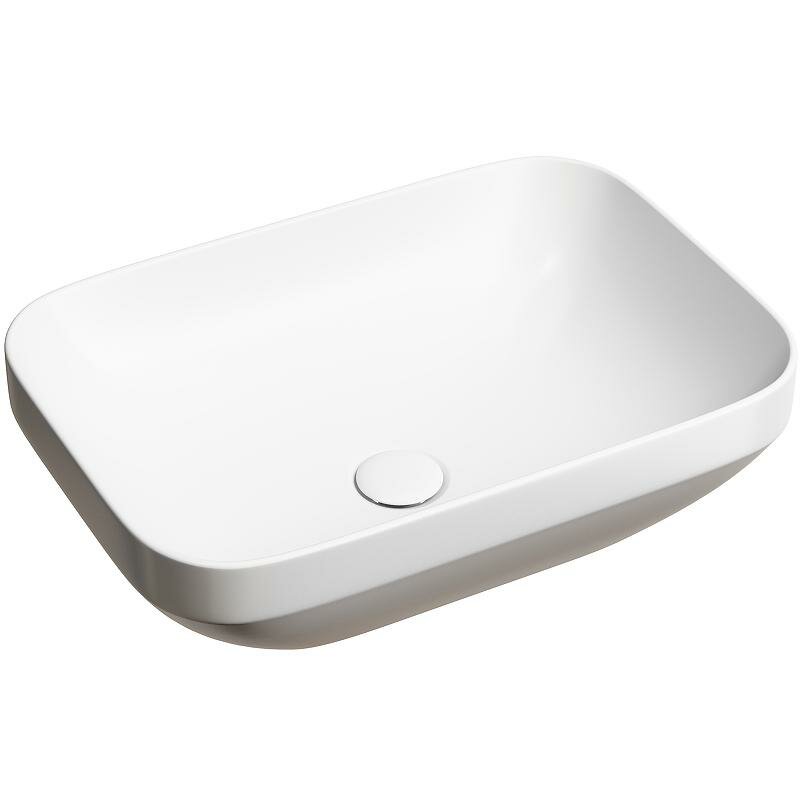 Раковина накладная Ceramicanova Element 50 CN6055MW Белая матовая, санфарфор