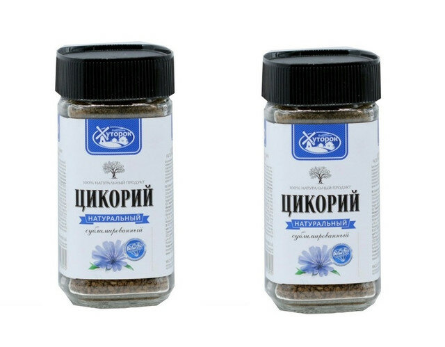 Бабушкин Хуторок Цикорий сублимированный, 100г , 2 шт