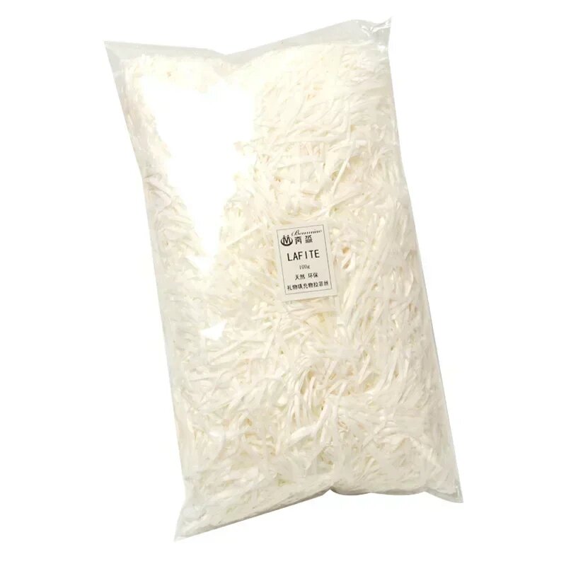 Крафт-бумага для наполнения подарочных коробок Белый, 100g, White