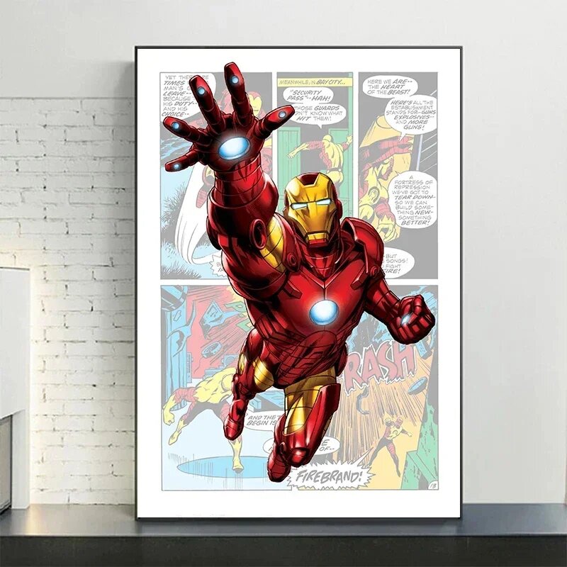 Marvel Avengers Постеры keeppley для детской комнаты 7, 30X40cm Unframed