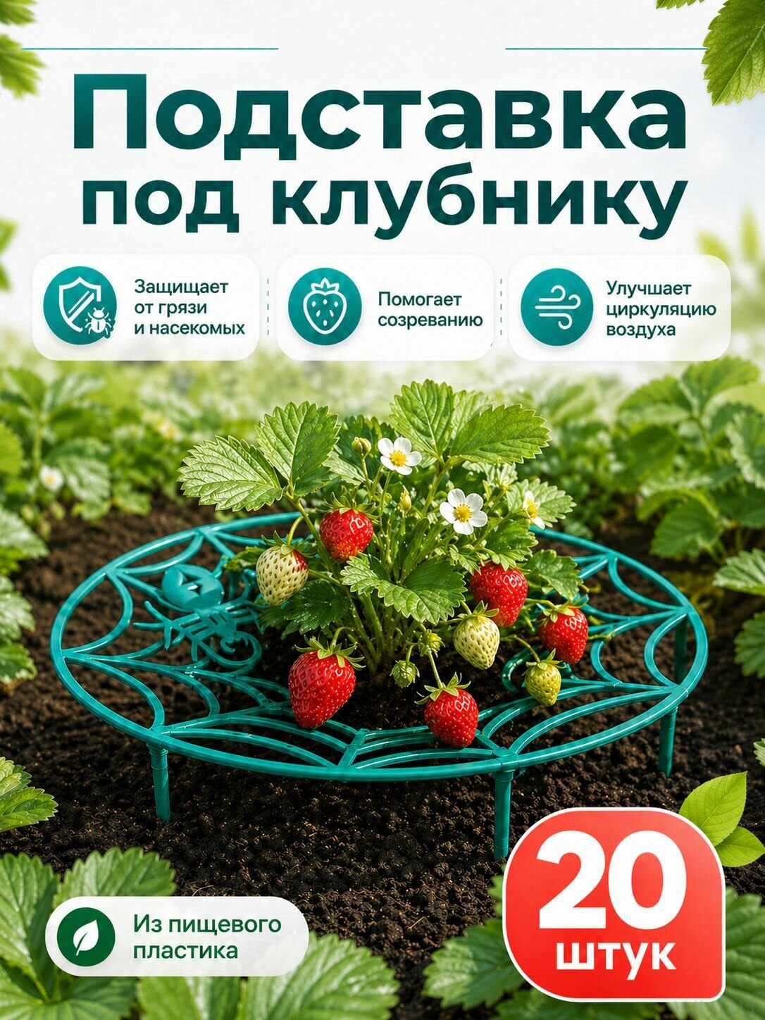 Sezonica Опора для растений,33см,20шт