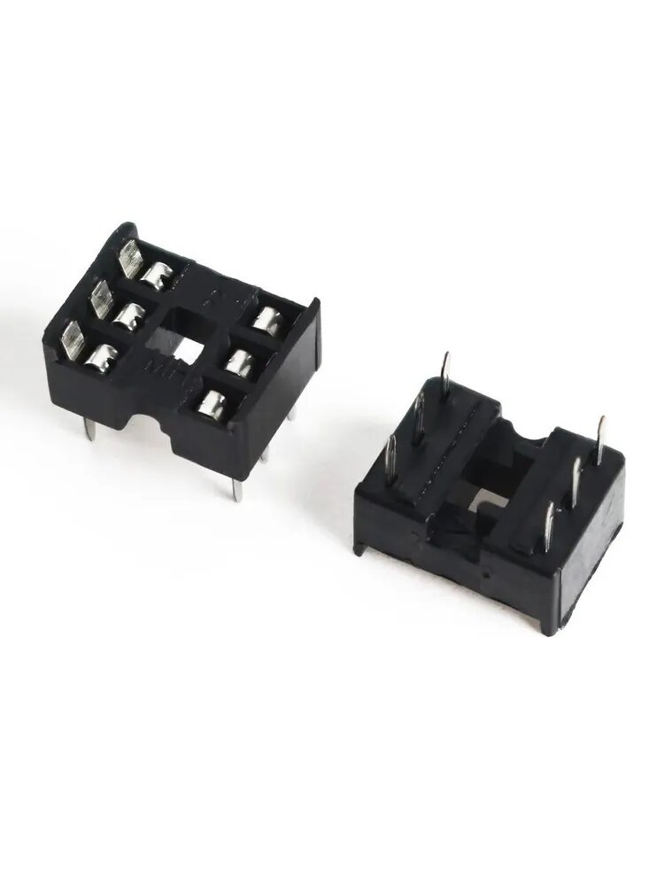 Набор IC сокетов DIP, 10 шт, 6-28 пинов, 2.54 мм, для Arduino и пайки