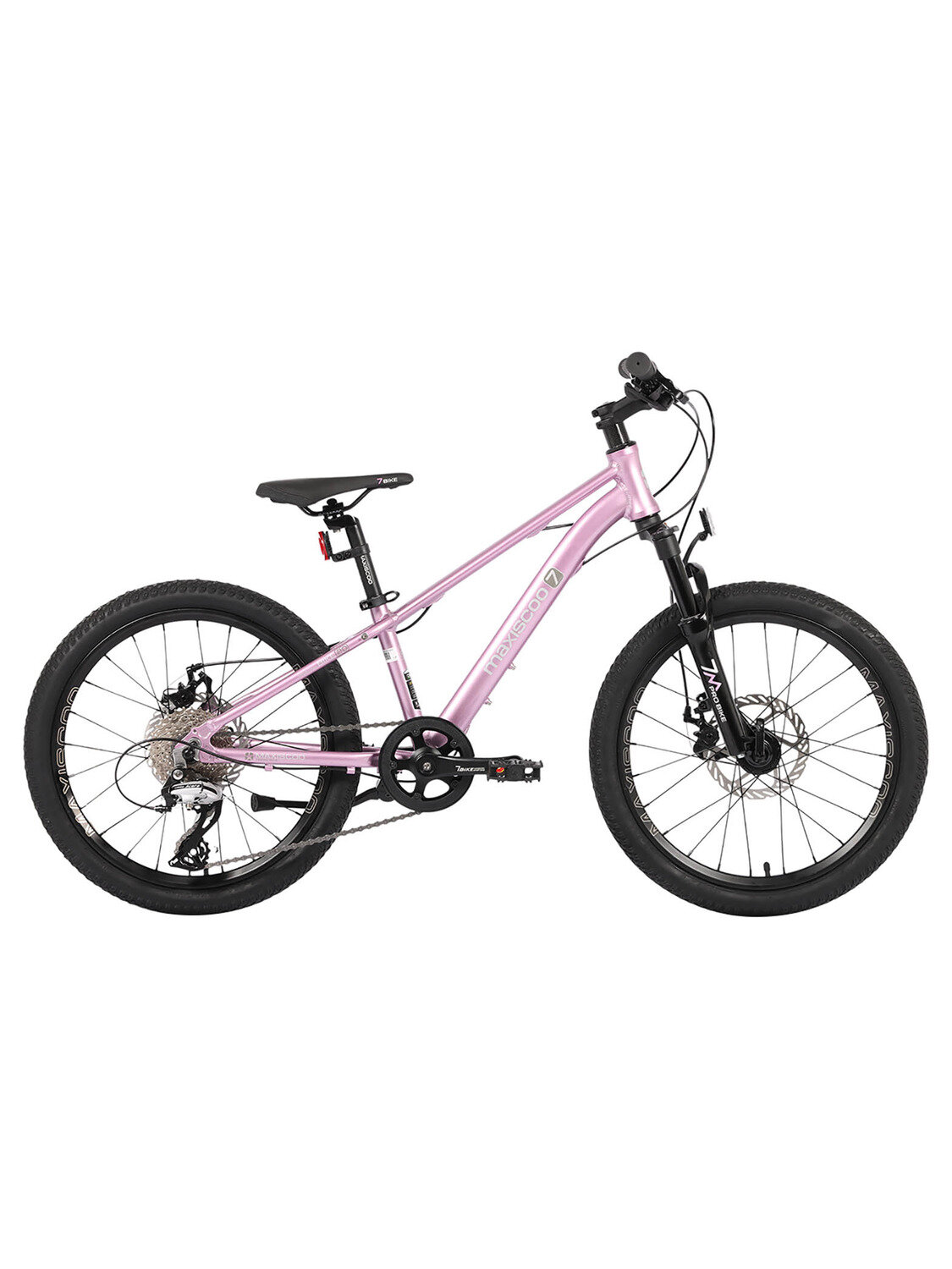 Велосипед Maxiscoo 7BIKE 20 2026 Розовый, для детей