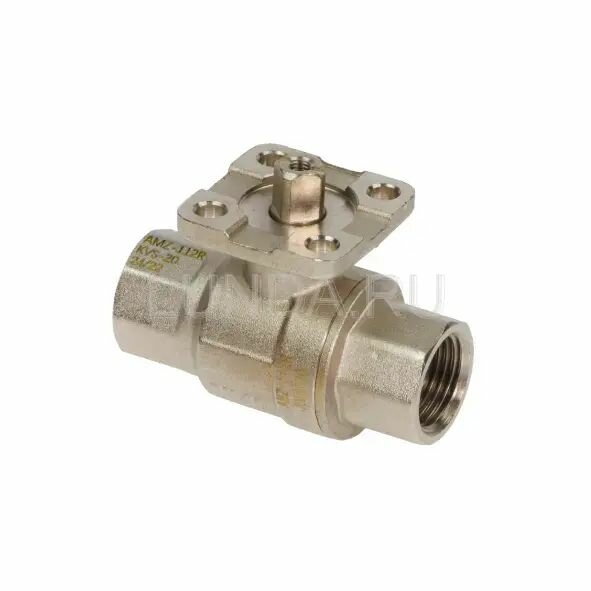 Шаровой кран AMZ-112R Ду 1/2", kvs=20 м3/ч, PN 40, Tmax=+110°С, латунь никелированная, Ридан 082G5406R
