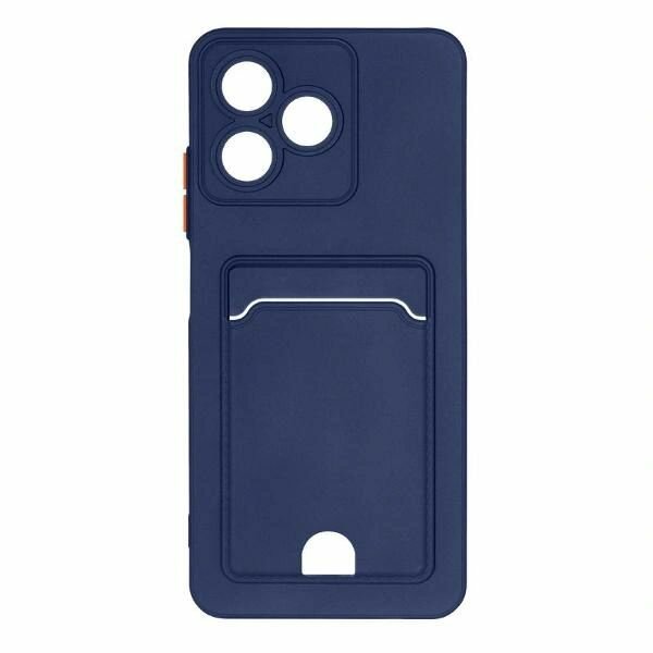 Чехол для смартфона, телефона DF rmCardCase-11 (темно-синий)