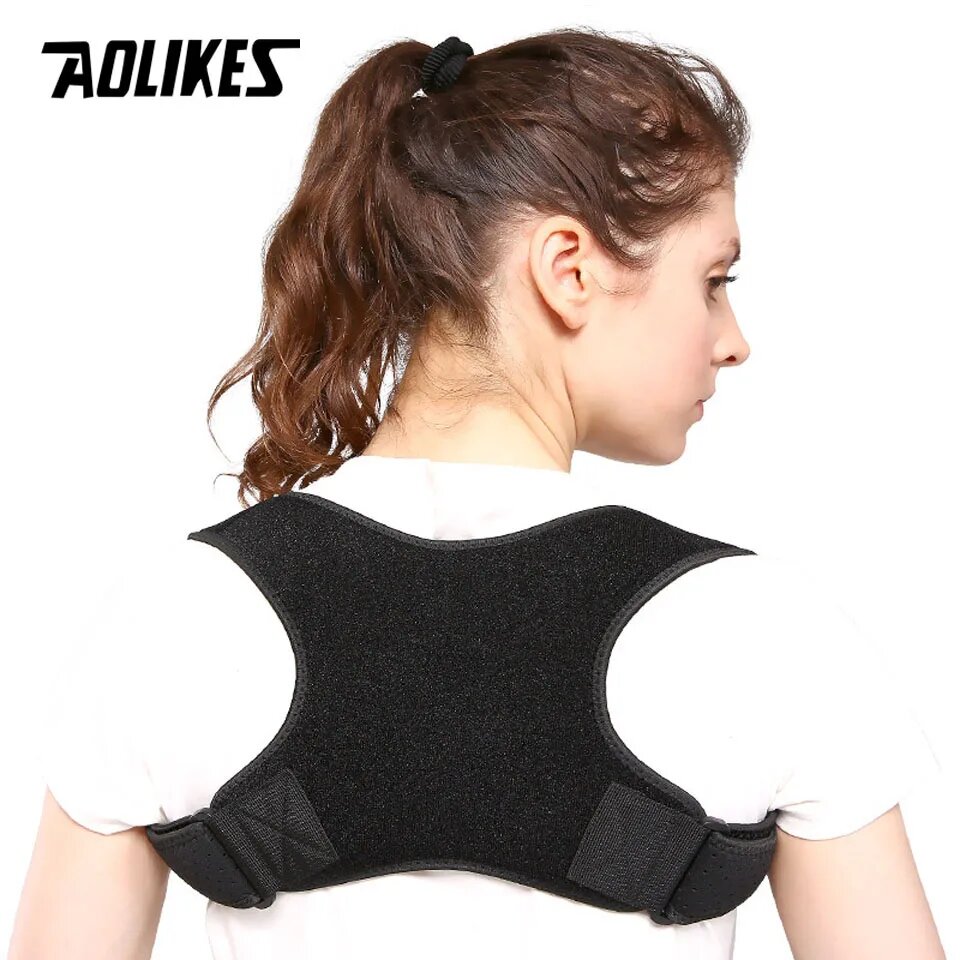 AOLIKES Новый Корректор осанки позвоночника, Защита спины, плеч, коррекция осанки
