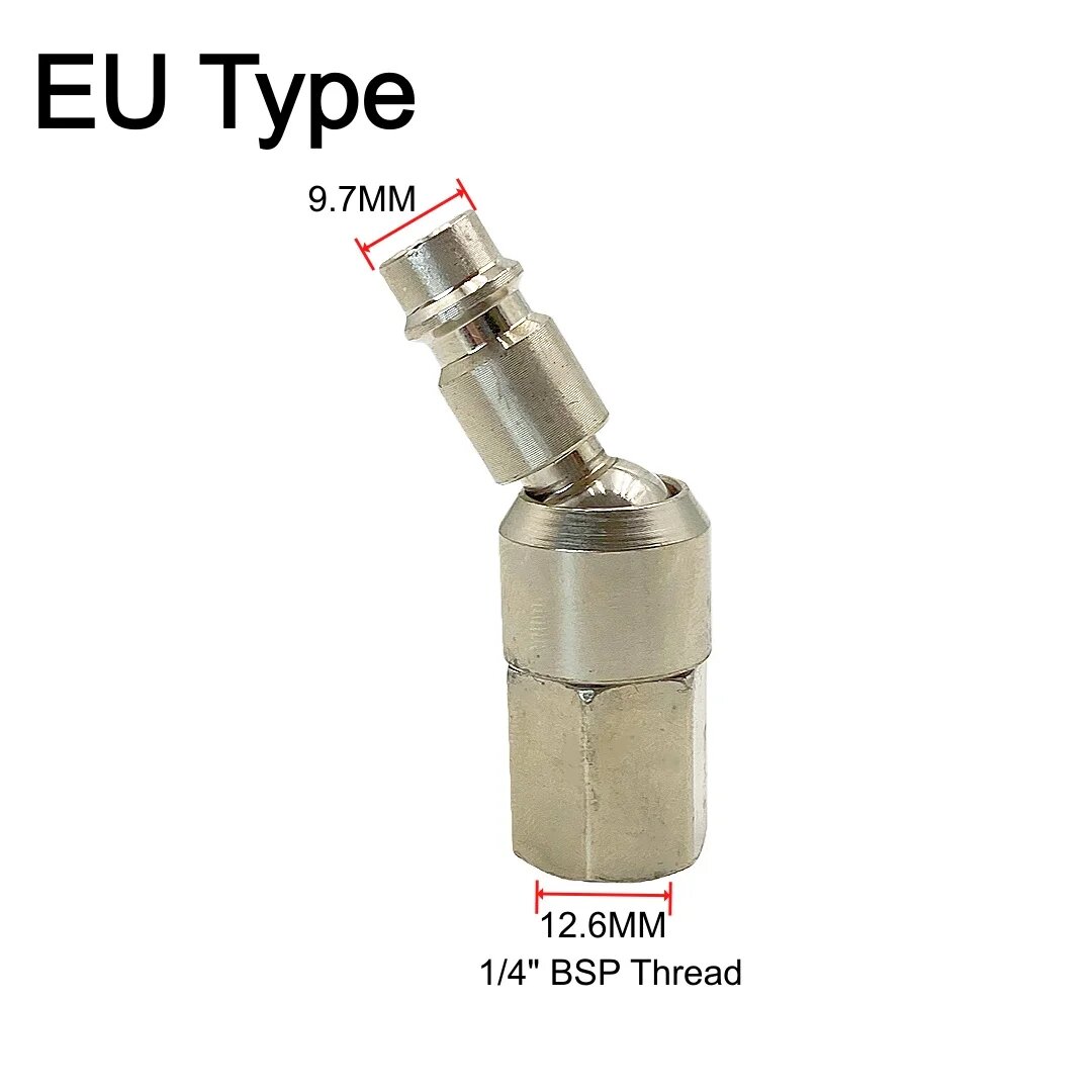 360° поворотный адаптер для пневматического инструмента BSP 1/4" Europe Type