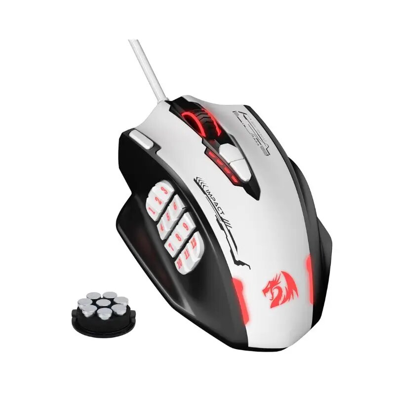 Redragon M908 Impact RGB Проводная Игровая Мышь 24000 DPI