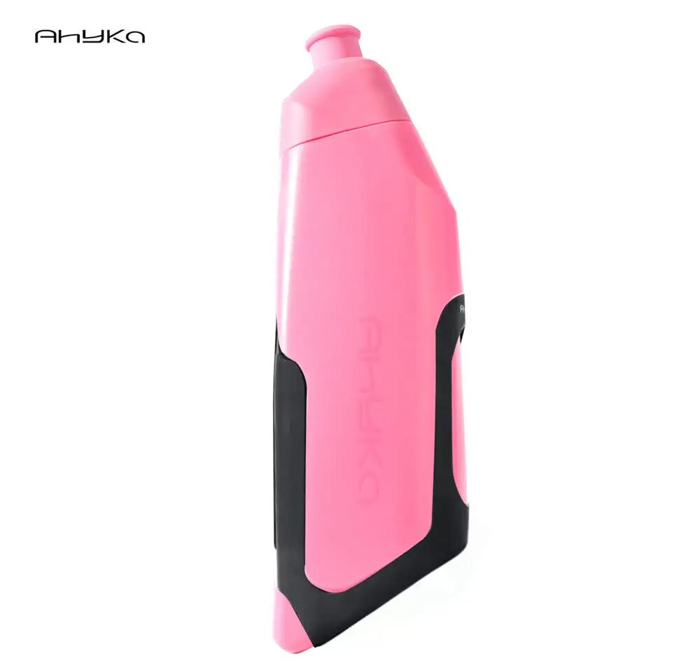 Крепление для бутылки AhyKa 600 мл для MTB и шоссейных велосипедов Розовый, Pink set