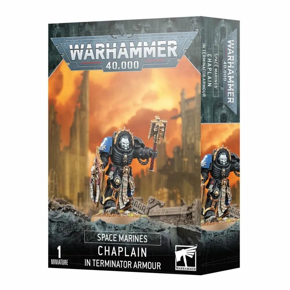 Warhammer 40K - SPACE MARINES : CHAPLAIN IN TERMINATOR ARMOUR миниатюры