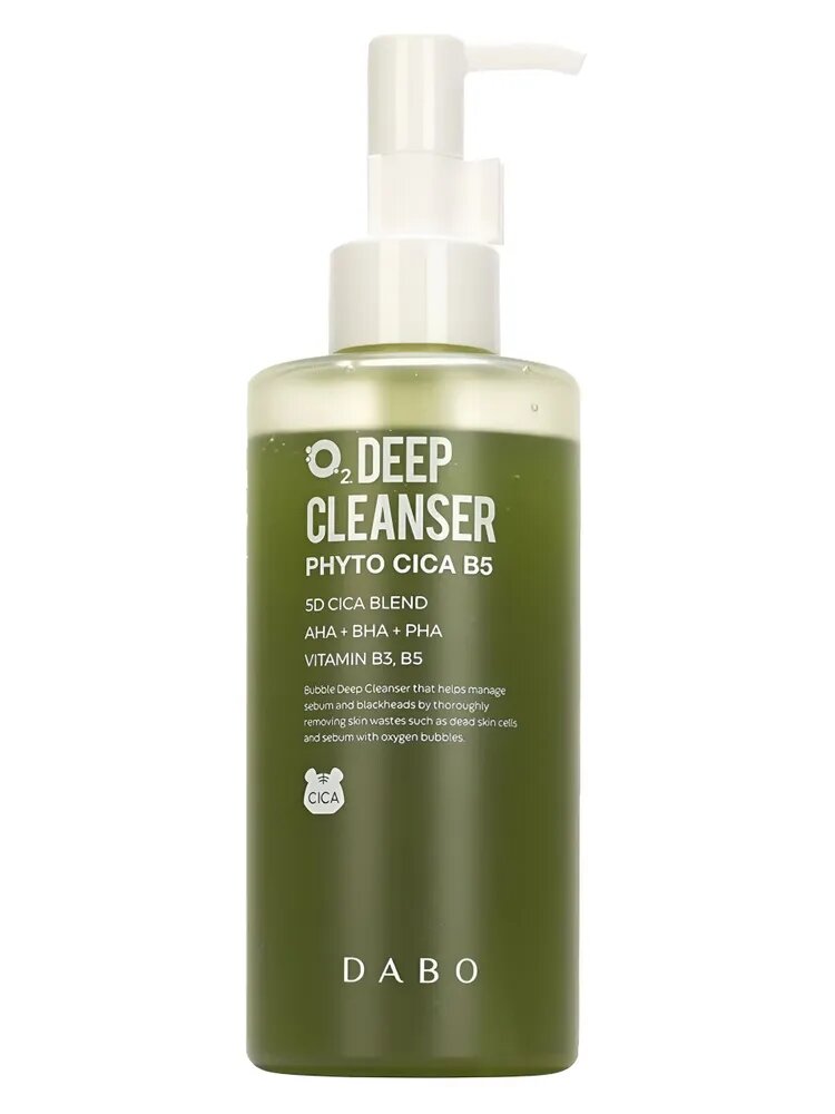 Пенка DABO "Phyto Cica B5 Deep Cleanser", очищающая, кислородная, 200мл