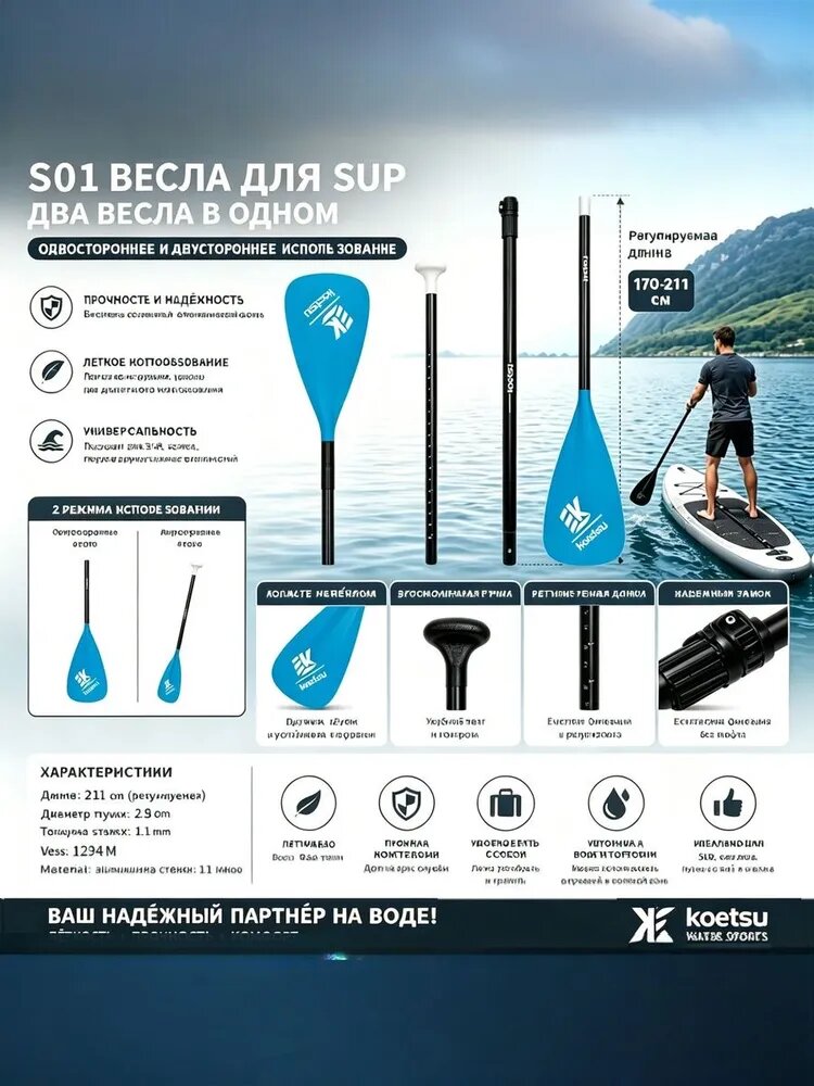 Весло для SUP-доски