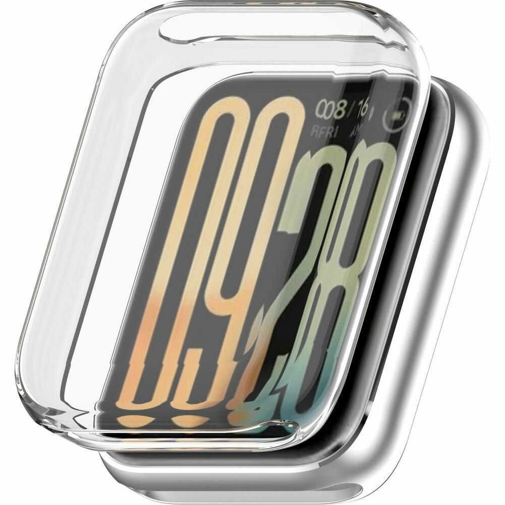 Полностью закрывающийся защитный чехол из TPU для Xiaomi Smart Band 10 Pro, мягкий силиконовый чехол для Mi Band 10 Pro