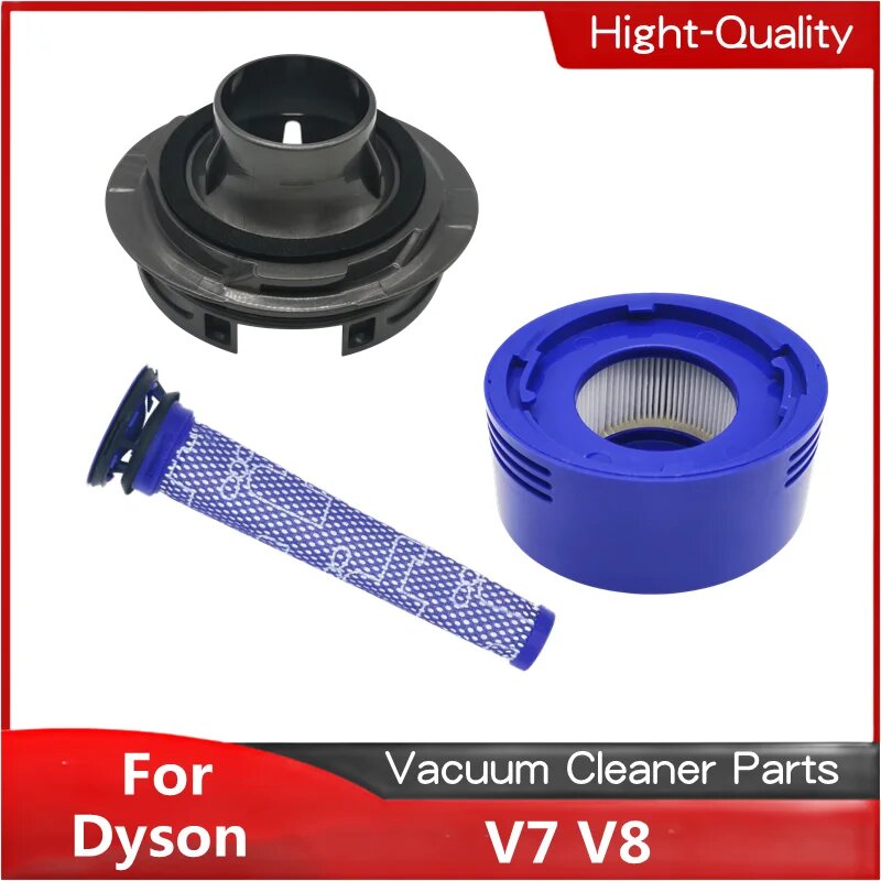 Фильтры для Dyson V7 V8: HEPA, передний, задний, синий, 3шт