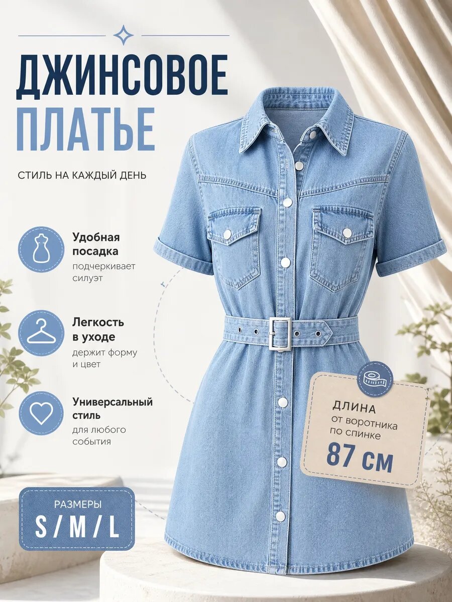 Сарафан платье джинсовое 150-160 рост