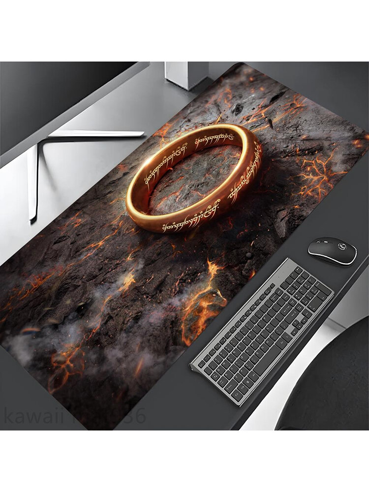 Коврик для мышки The Lord of the Rings, темно-бежевый/серебристый/медный