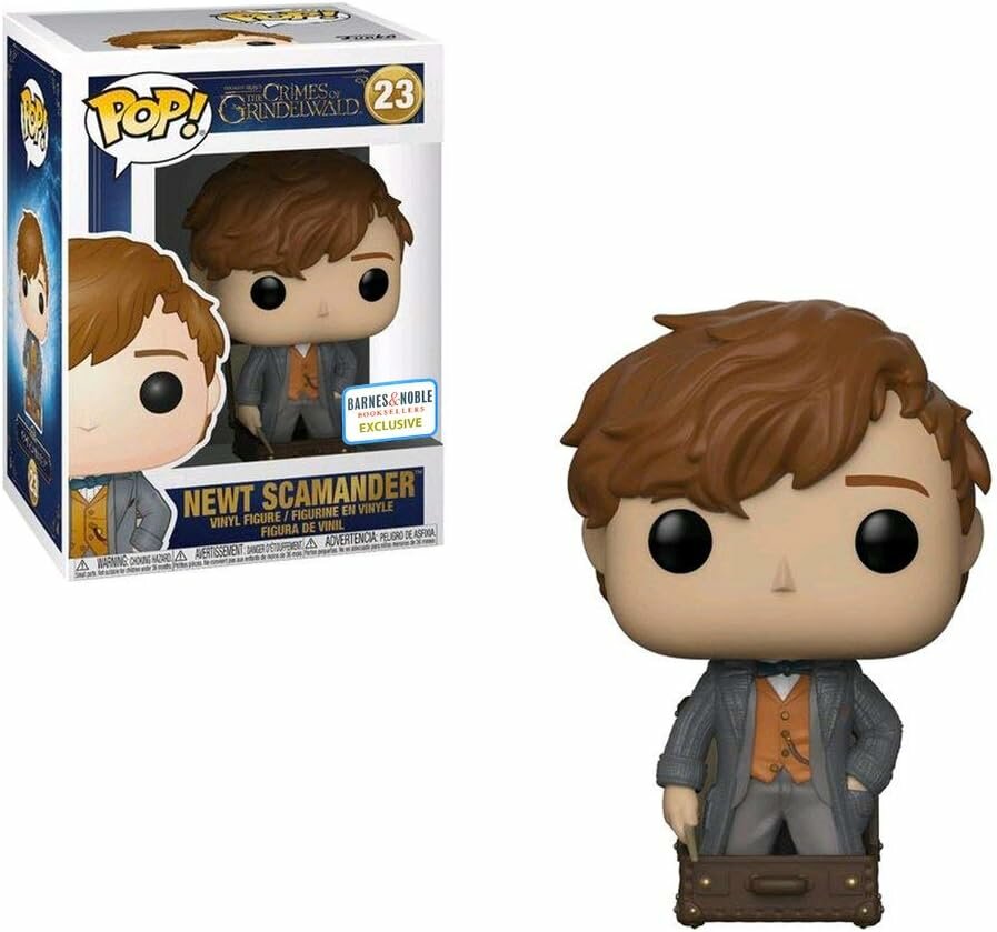Фигурка Funko Pop! Newt Scamander in Suitcase (Стикер B&N (Фанко Поп Ньют Саламандер в чемодане из фильма Фантастические твари: Преступления Грин-де-Вальда))