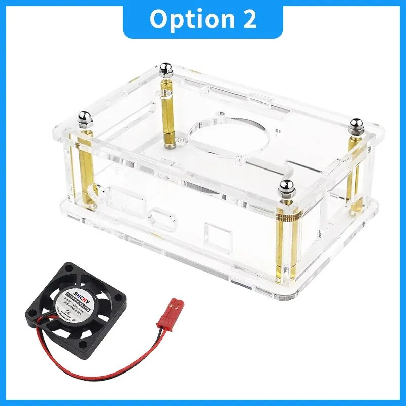Акриловый чехол для Orange Pi 4 LTS, Option 2