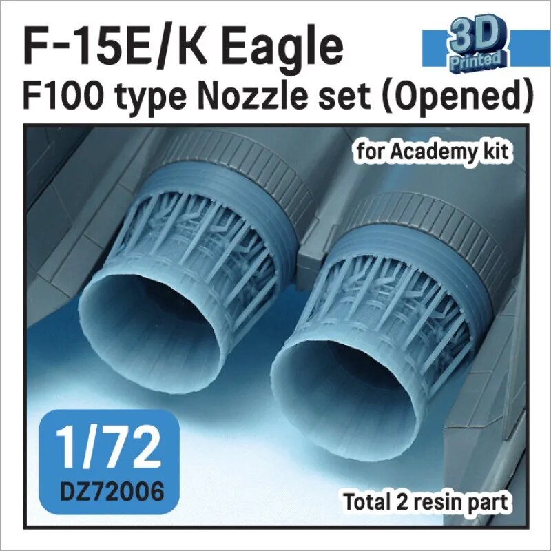 DEF MODEL DZ72006 F-15E/K Eagle F100 набор сопел для моделирования 1/72