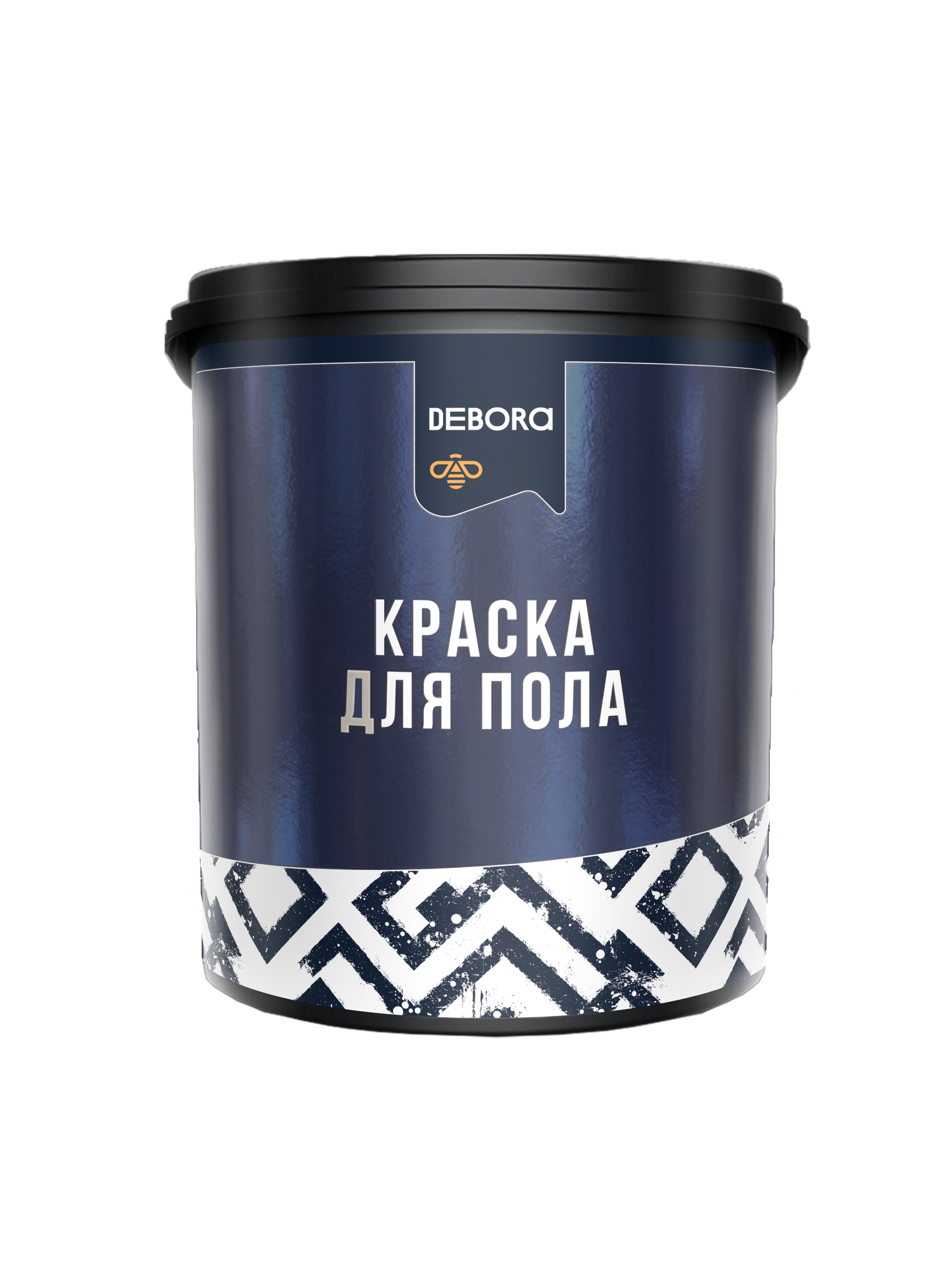 Краска для пола DEBORA - 2,5 кг. (желто-коричневый, без запаха)