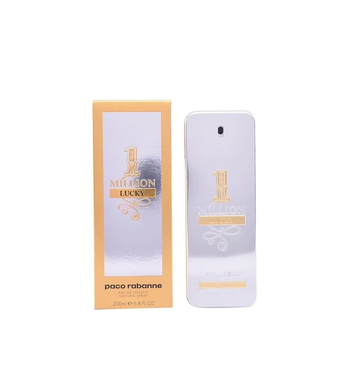 Paco Rabanne 1 Million Lucky 200 мл туалетная вода мужская, древесные