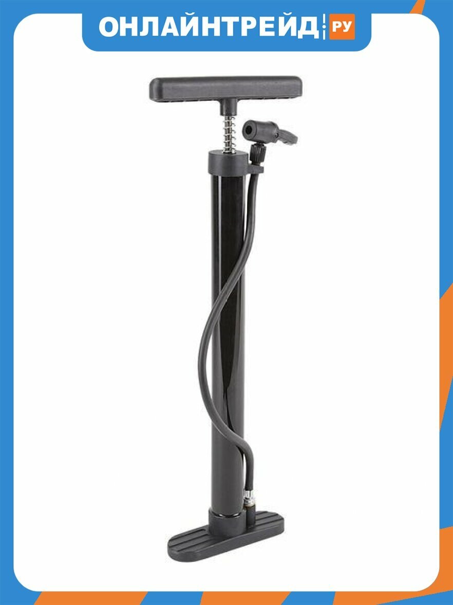 Насос велосипедный Bike Parts PAC 35x400 напольный, алюминий, авто ниппель