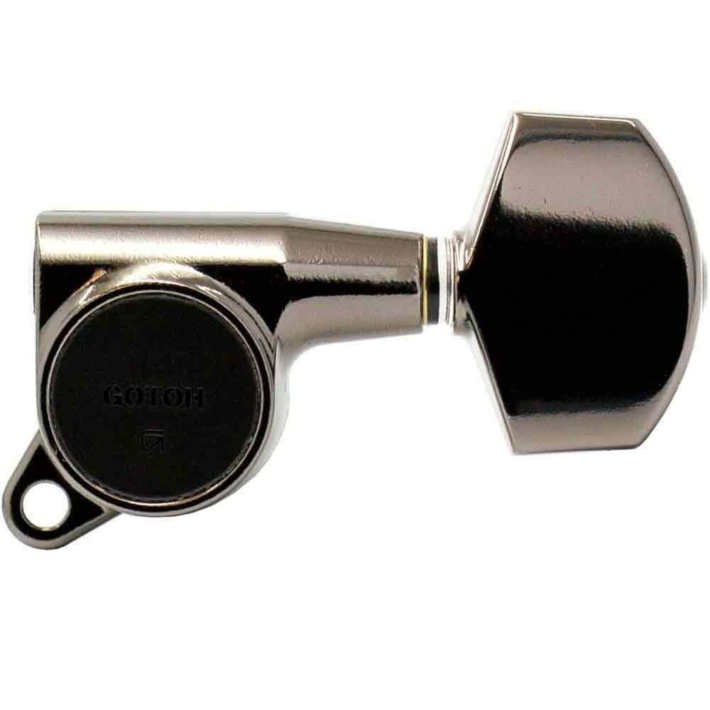 Колки 3+3, Gotoh SG381-01-CK cosmo black, schaller large