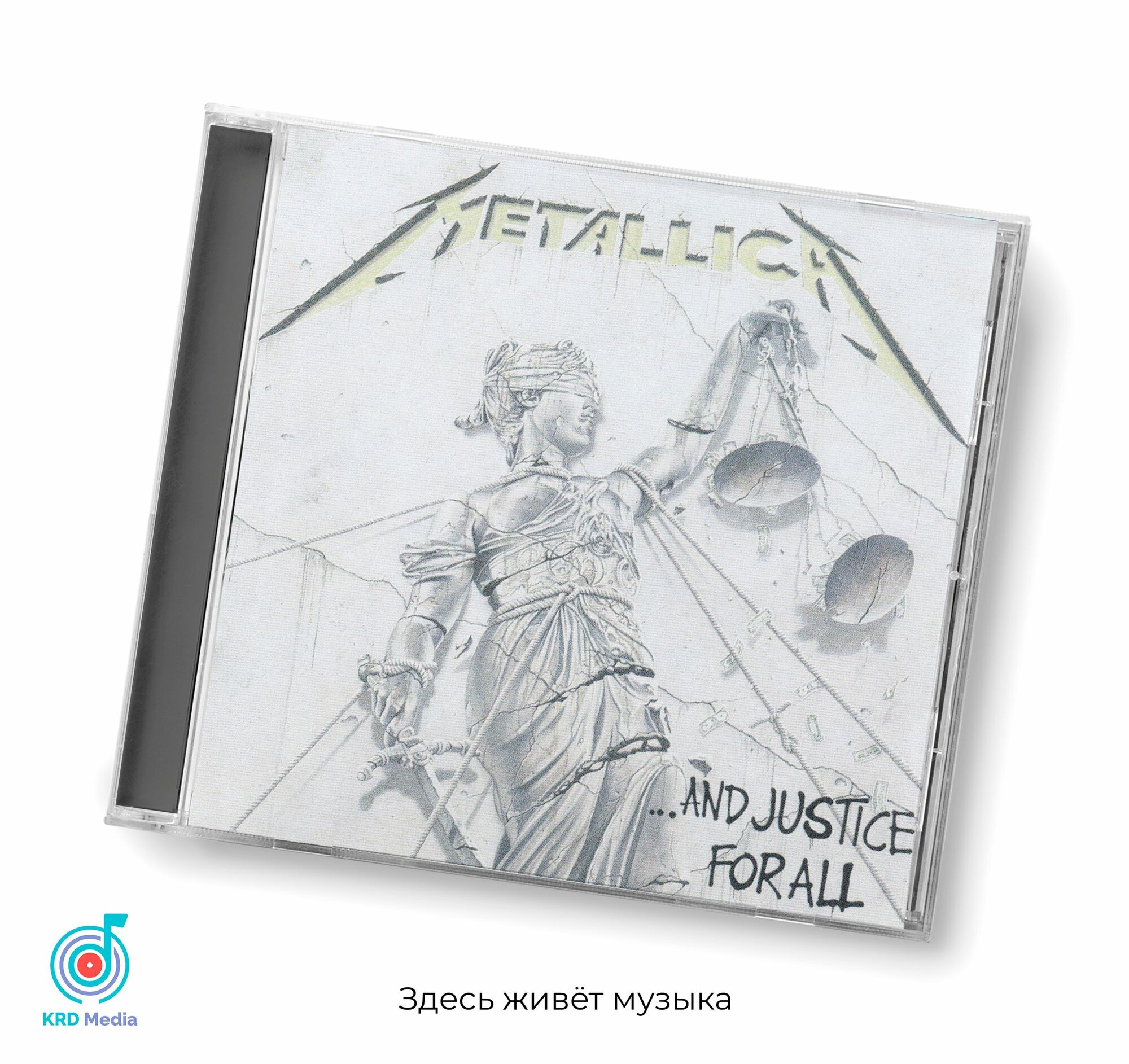 Metallica -. And Justice for All , 1988, 12-page, CD-Аудио