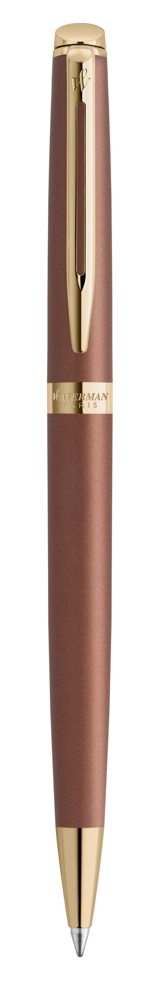 Ручка шариковая Waterman "Hemisphere Metallic Copper Lacquer GT" синяя, 1,0мм, подарочная упаковка 2217950