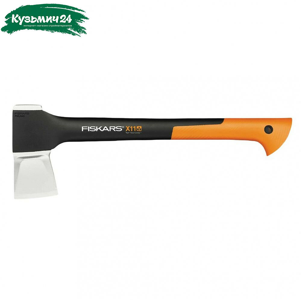 Топор-колун Fiskars X11 S 1015640, фиберглассовая рукоятка, 1 кг