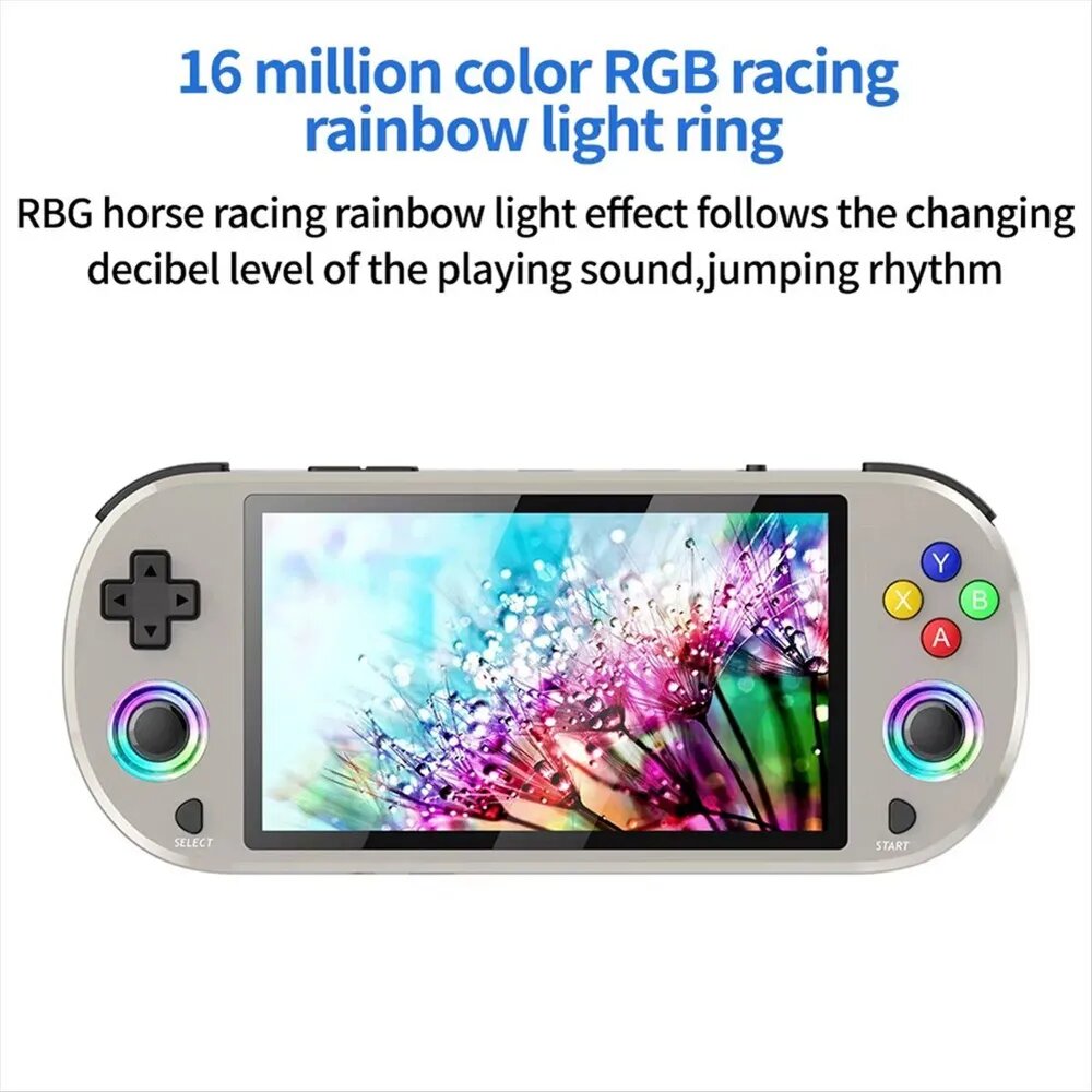 Игровая Консоль M22 Pro Retro, 64 ГБ, 5,0-Дюймовый IPS-Дисплей, RGB-Светодиодный Джойстик B
