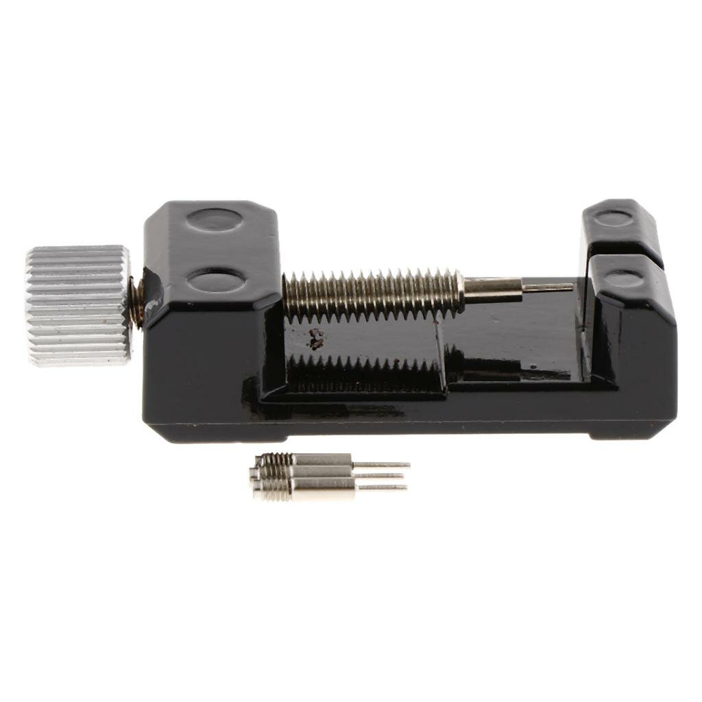 Инструмент для снятия штифтов с ремешка часов, регулируемый, с 3 дополнительными штифтами.