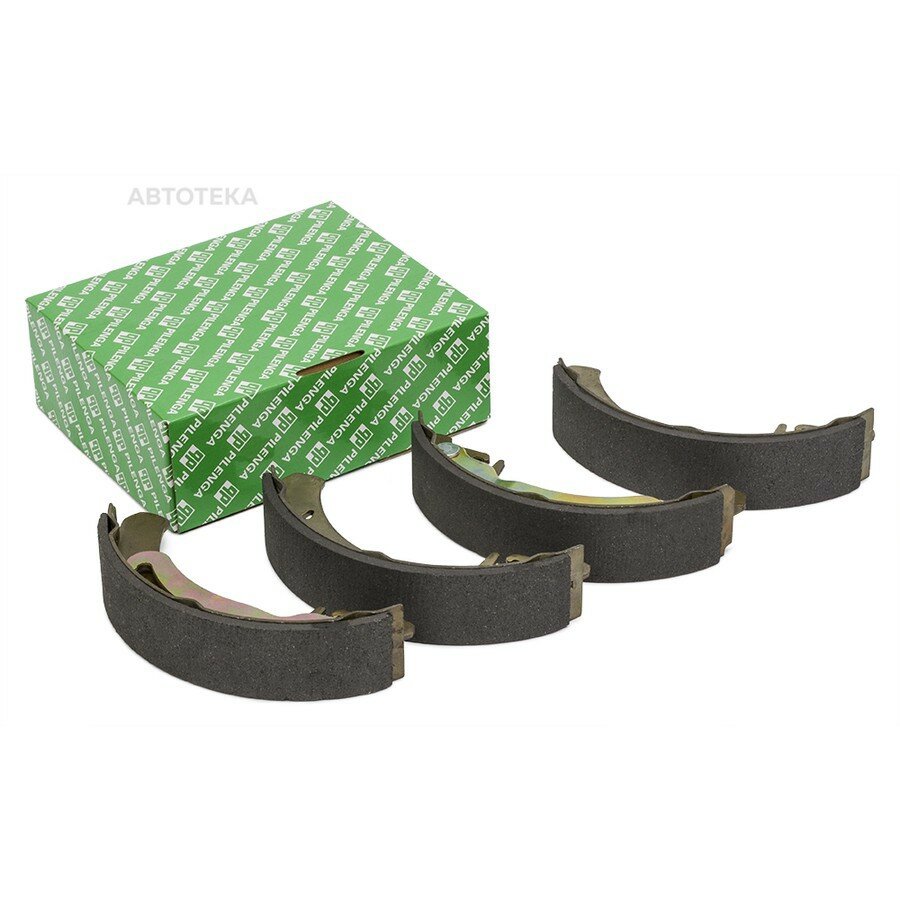 Колодки тормозные барабанные со скобами ручника ВАЗ 2108-2112 BS-P1002L PILENGA BSP1002L