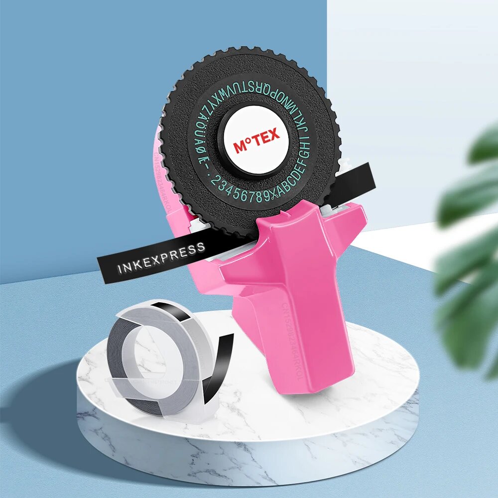 Ручной принтер этикеток UniPlus Motex E101 Розовый, Pink