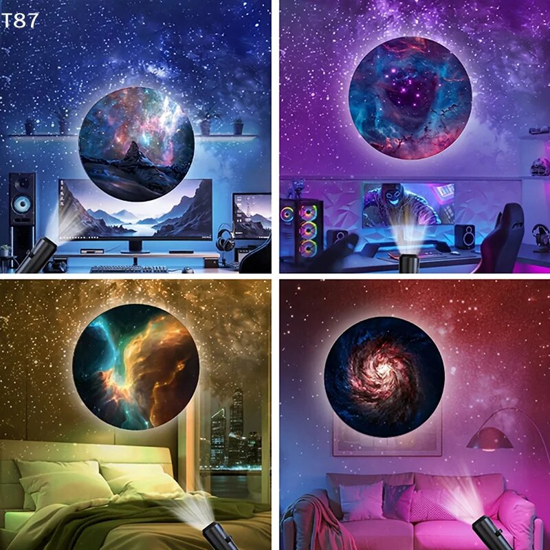 LED Galaxy Projector Starry Sky Night Light — фото 1