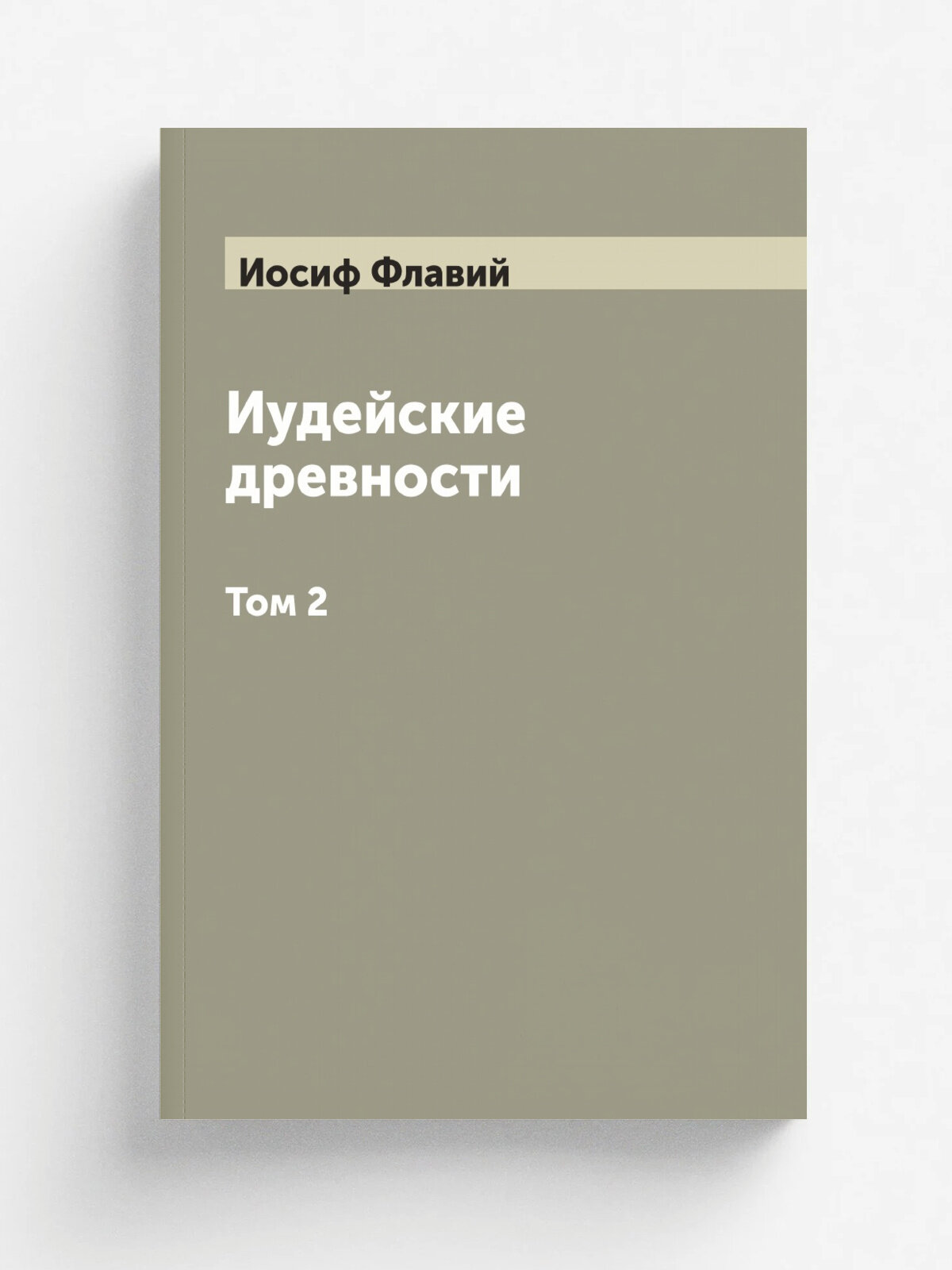 Иудейские древности. Том 2